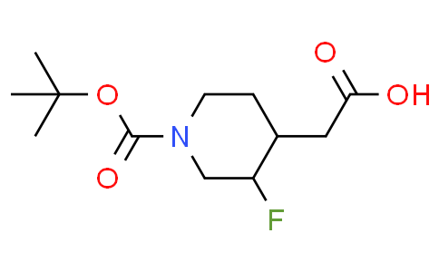 2-(1-(tert-butoxycarbonyl)-3-fluoropiperidin-4-yl)acetic acid - CAS:1373502-96-5 - 艾琪康医药科技(上海)有限公司