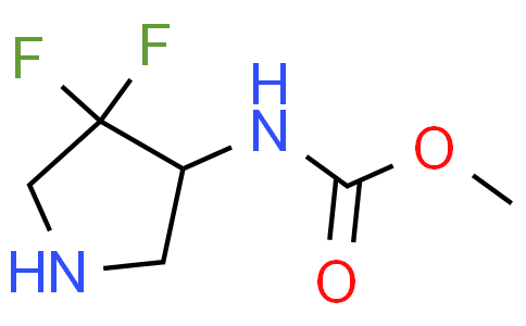 Carbamic acid, N-(4,4-difluoro-3-pyrrolidinyl)-, methyl ester - CAS ...